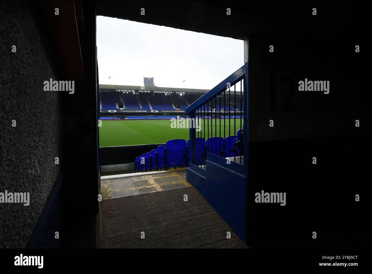 A general view inside the stadium ahead of the Premier League match at ...