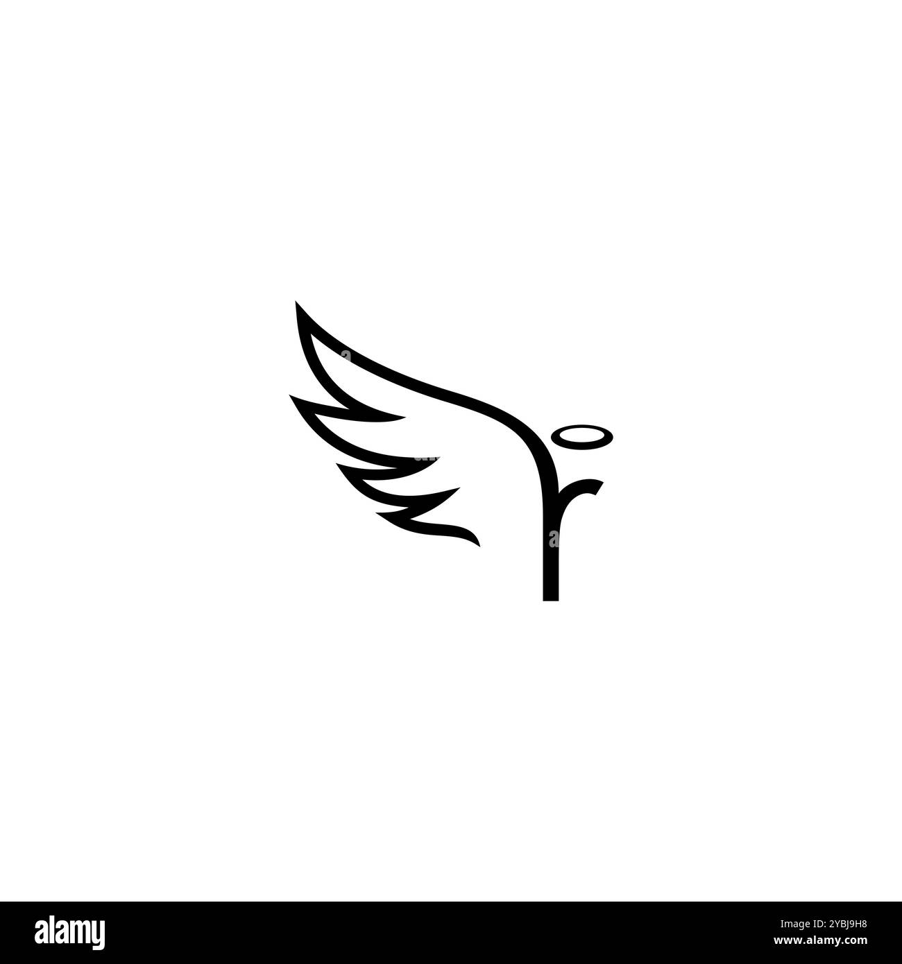 ALPHABET AND NUMBER COMBINING WITH WING OF ANGEL Stock Vector Image ...