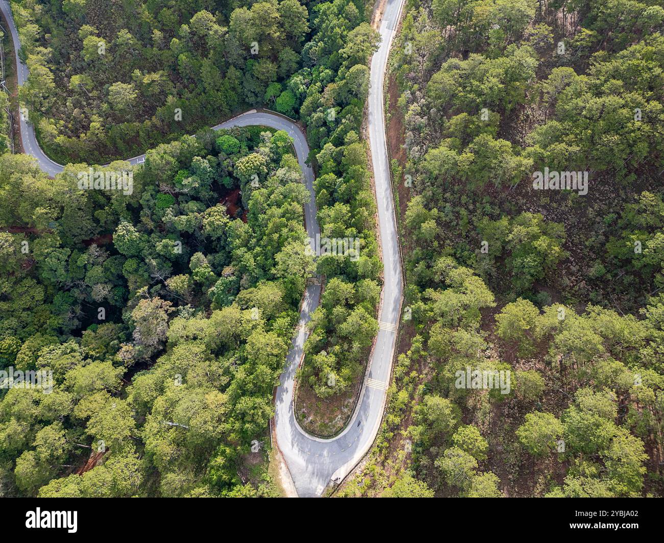 Curved road in beautiful hi-res stock photography and images - Alamy