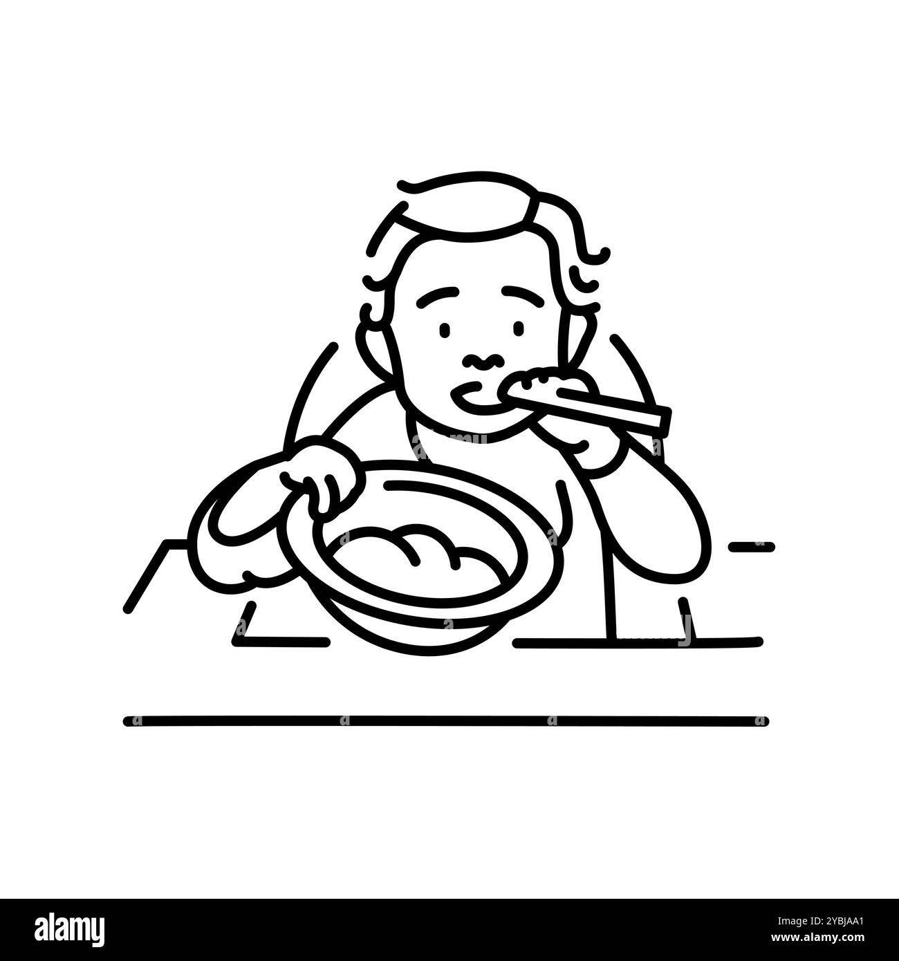 Baby apron cartoon hi-res stock photography and images - Alamy