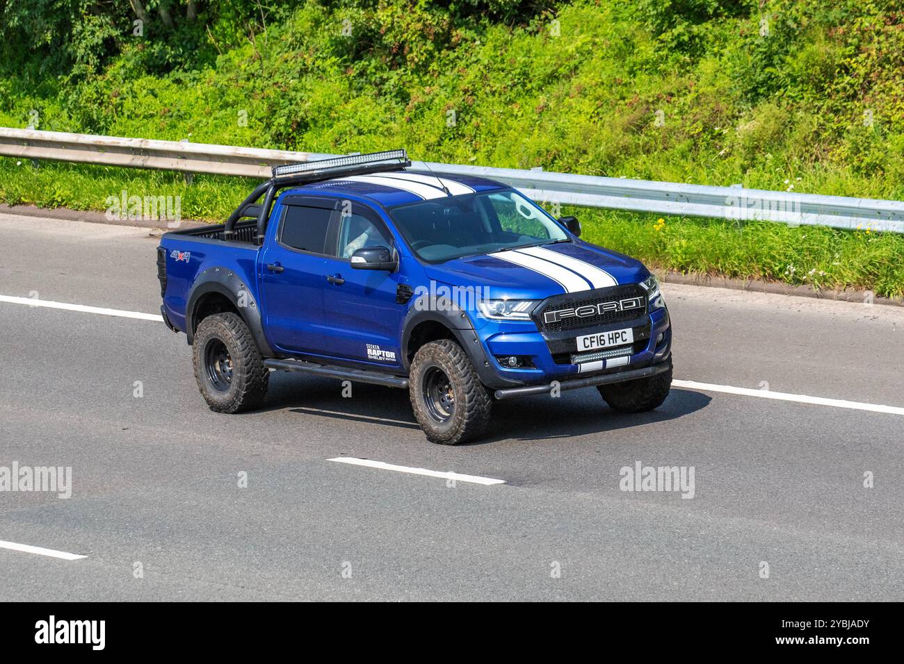 Blue White Ford Raptor Shelby Edition Ford Performance EcoBoost engine ...