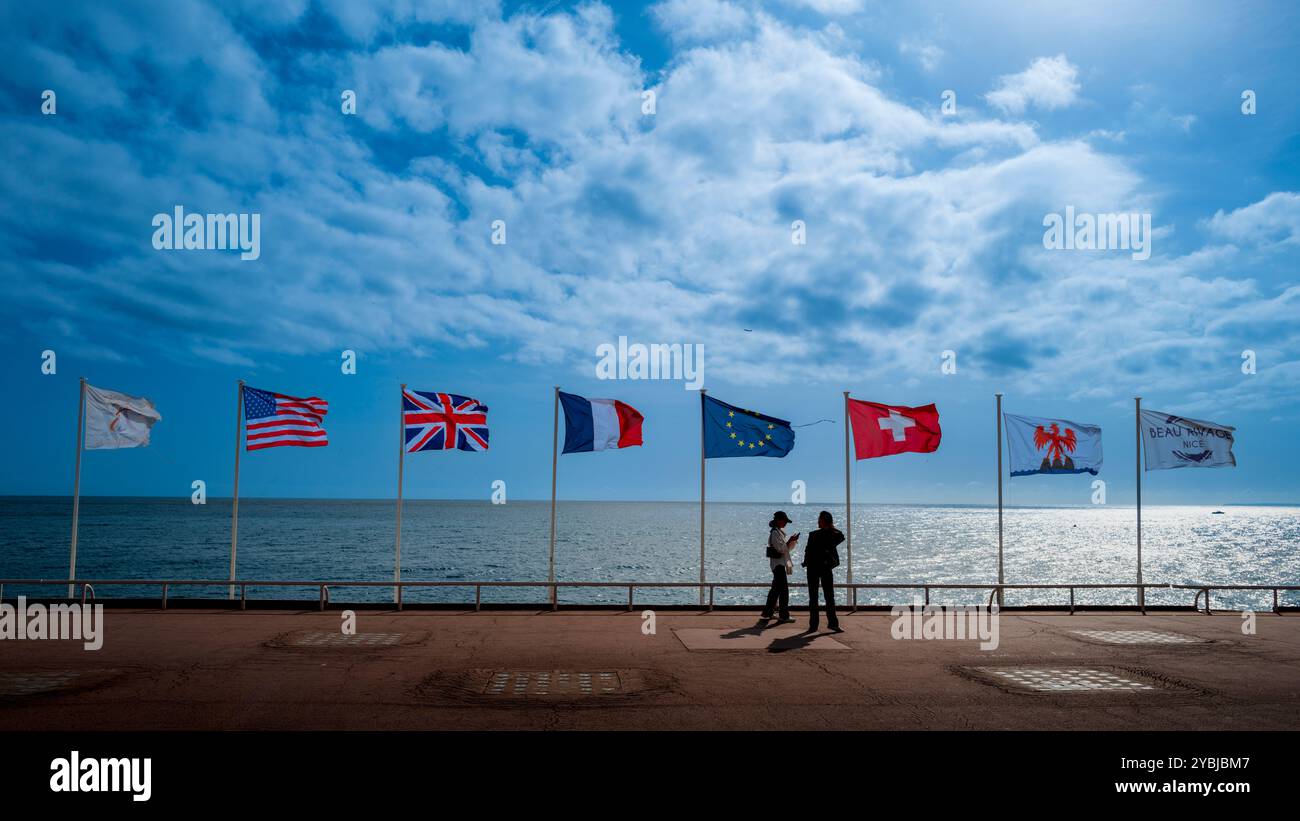 Prom. des Anglais, Nice France Stock Photo - Alamy