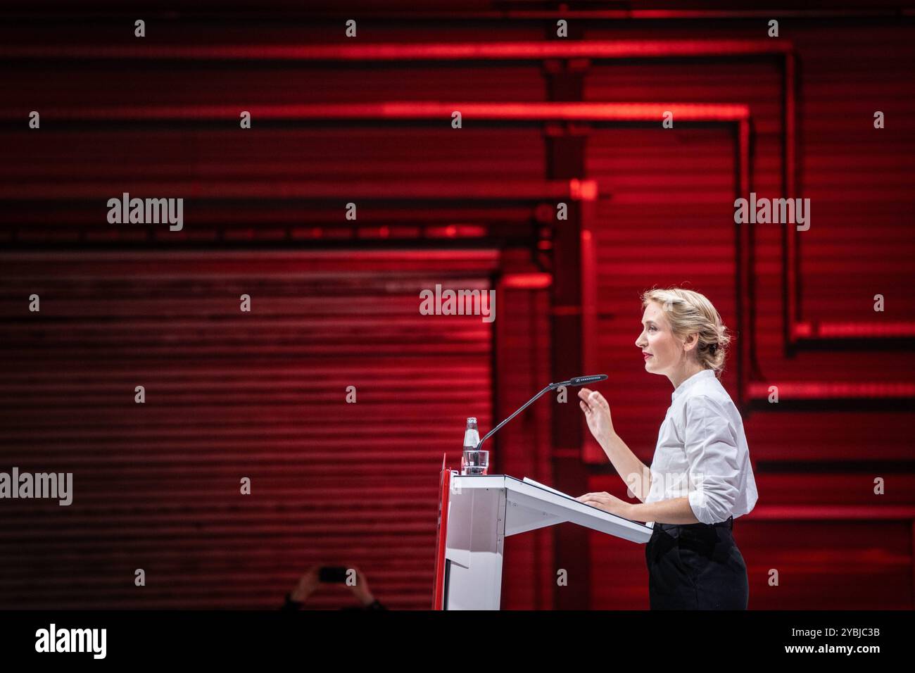 Hallescher Parteitag 2024 Die Linke Ines Schwedtner, designierte ...