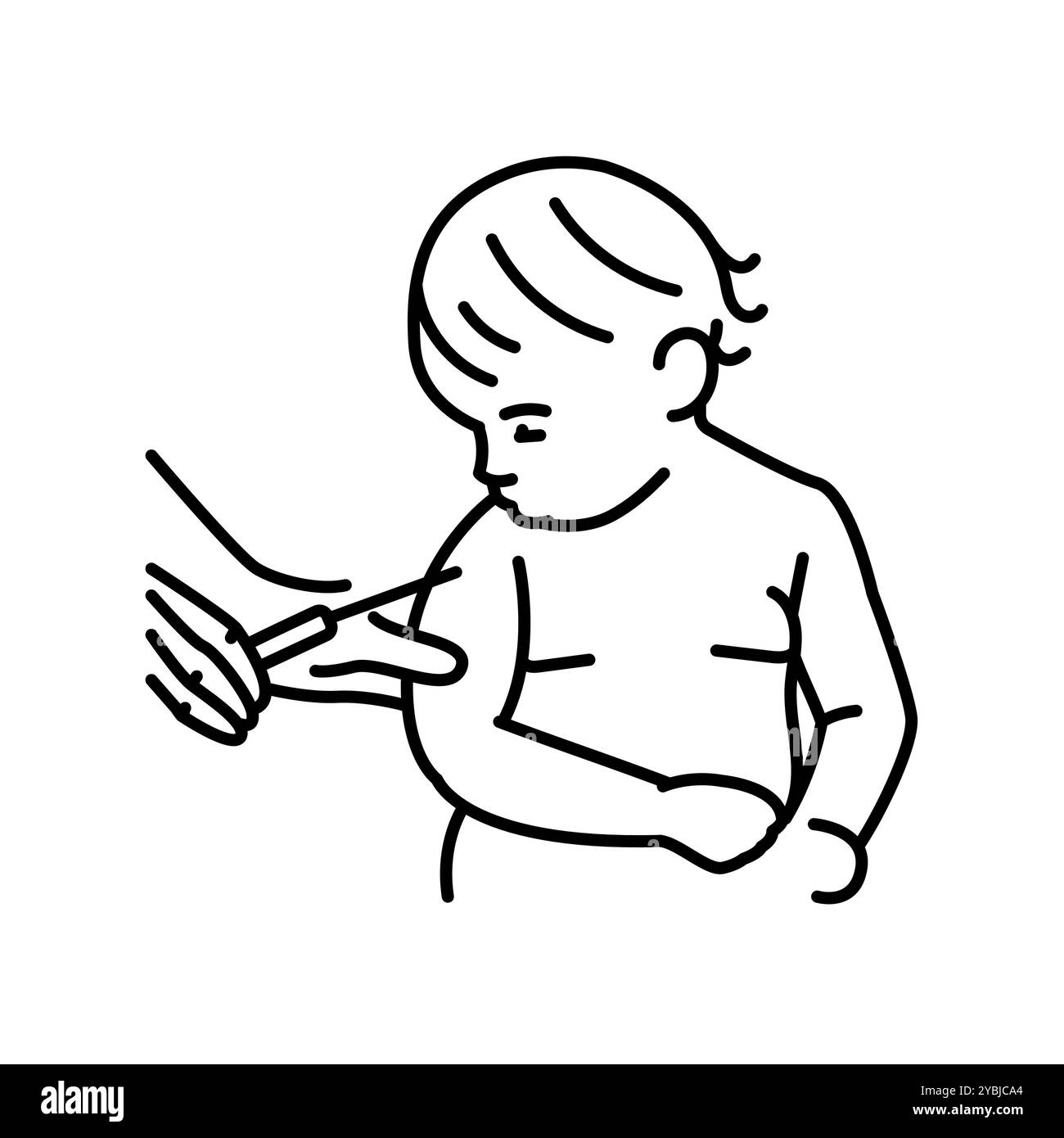 Doctor injection baby Cut Out Stock Images & Pictures - Alamy