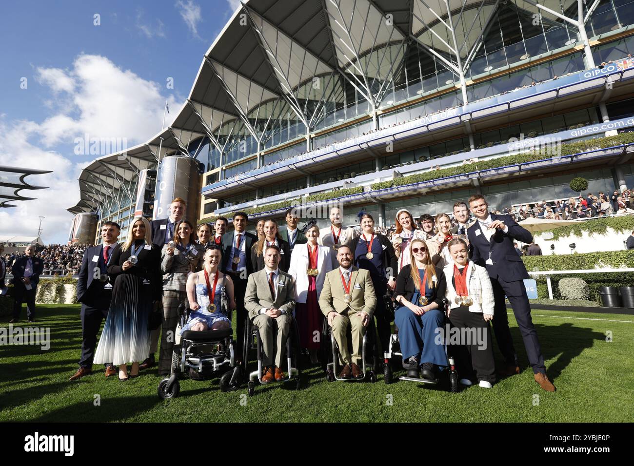 Olympic and Paralympic medalists during QIPCO British Champions Day at ...