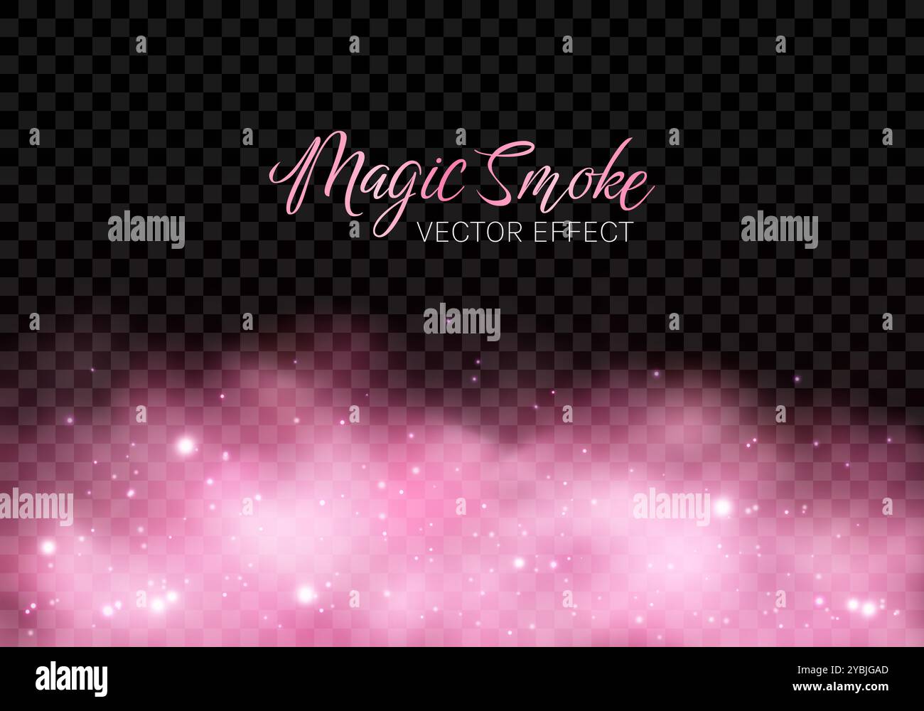 Magic pink smoke. Texture with light effect Stock Vector Image & Art ...