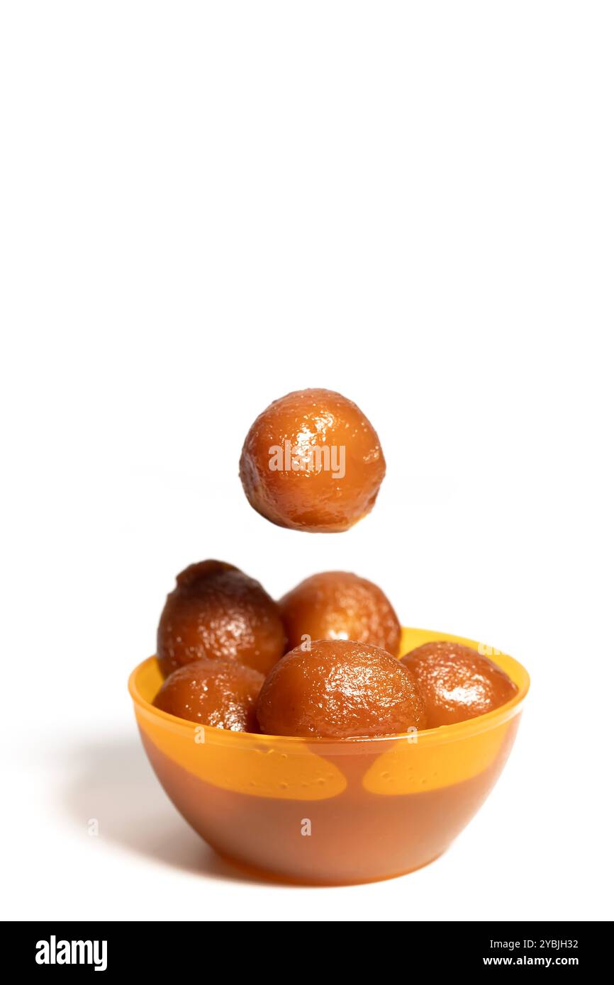 Gulab jamun sweets in Cut Out Stock Images & Pictures - Alamy