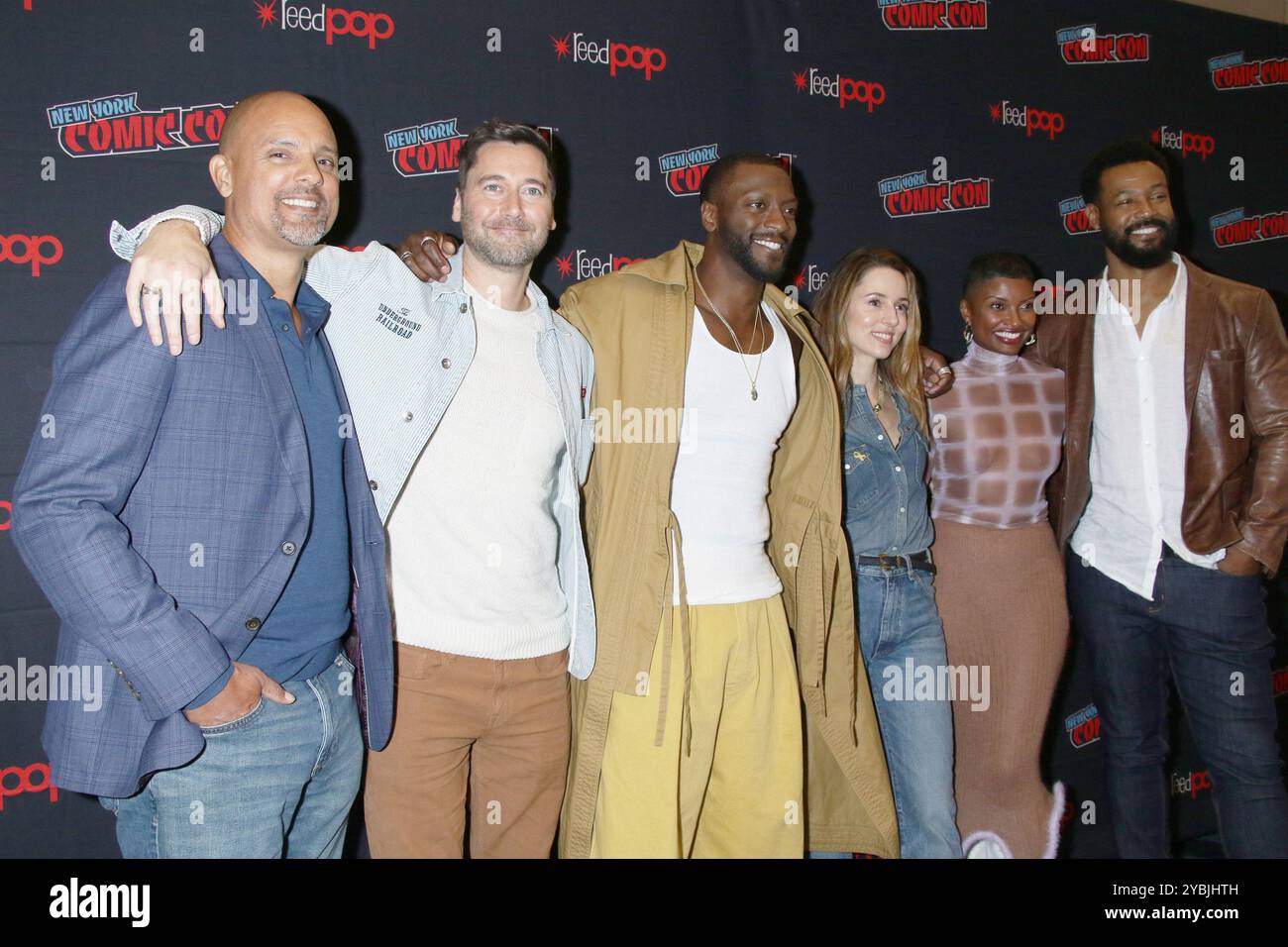 New York, NY, USA. 18th Oct, 2024. Ben Watkins, Ryan Eggold, Aldis ...