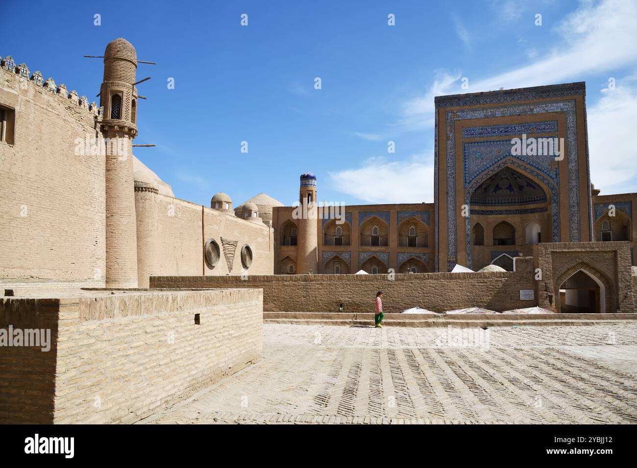 Khiva, Uzbekistan - Sept 15, 2024: The ancient madrasah of Allakuli ...