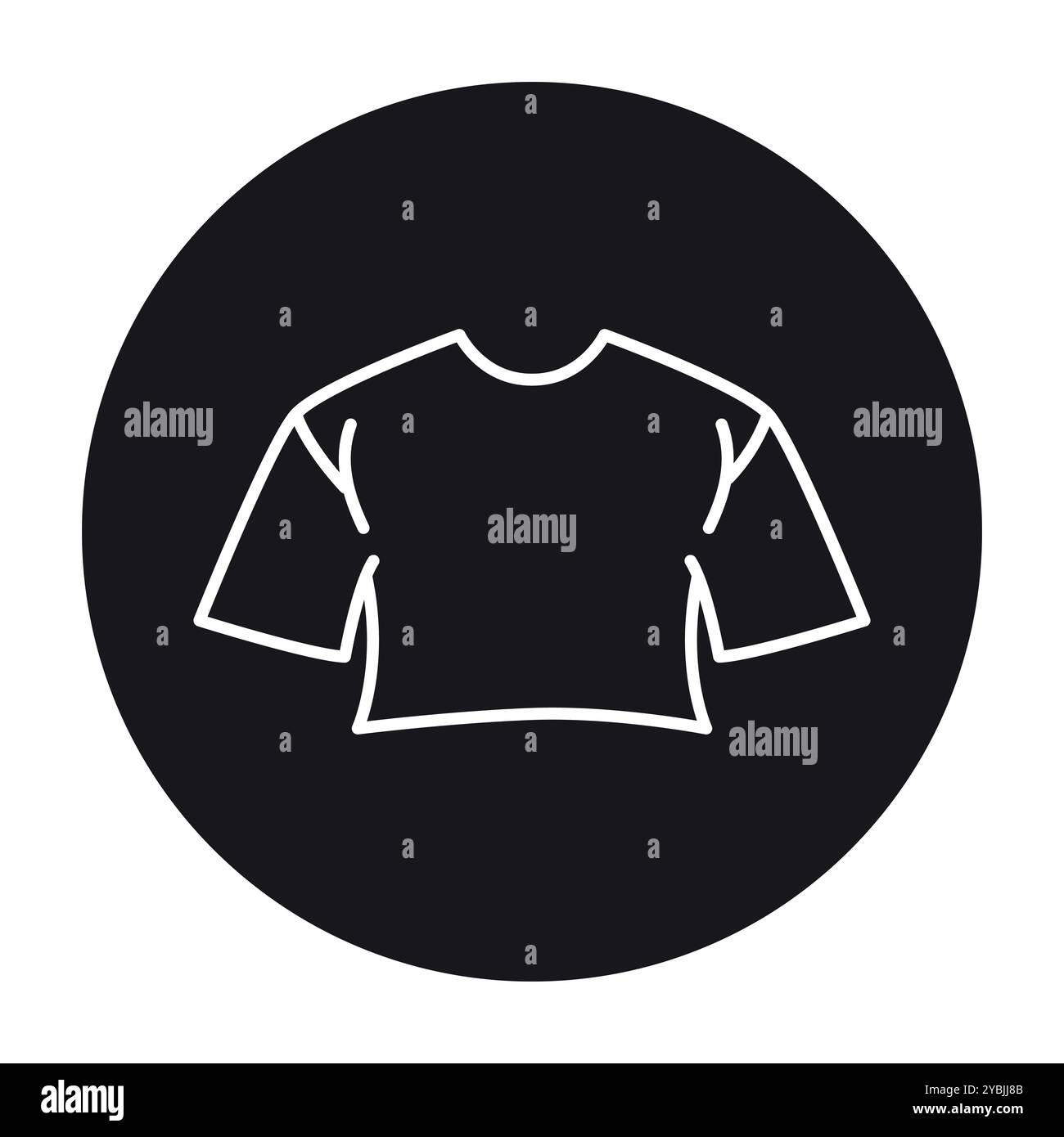 Crop top Stock Vector Images - Alamy