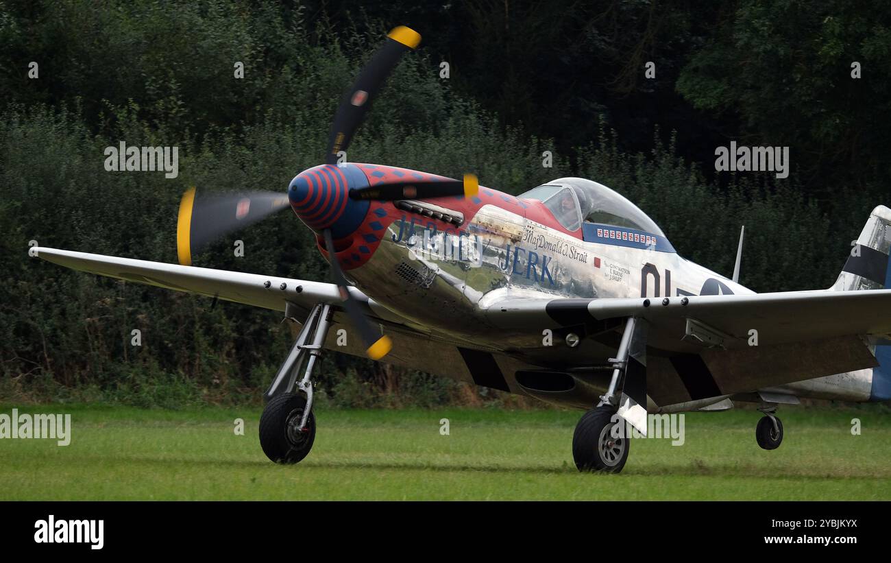 The North American Aviation P-51 Mustang is an American long-range ...