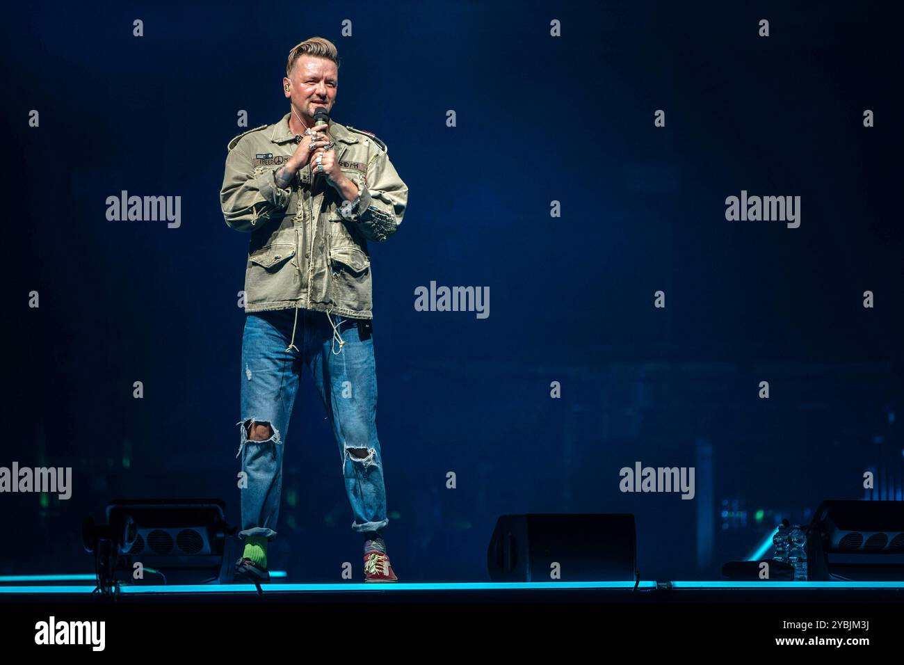 Ben Zucker live beim Auftakt seiner Live 2024 -Tour in der Messehalle ...