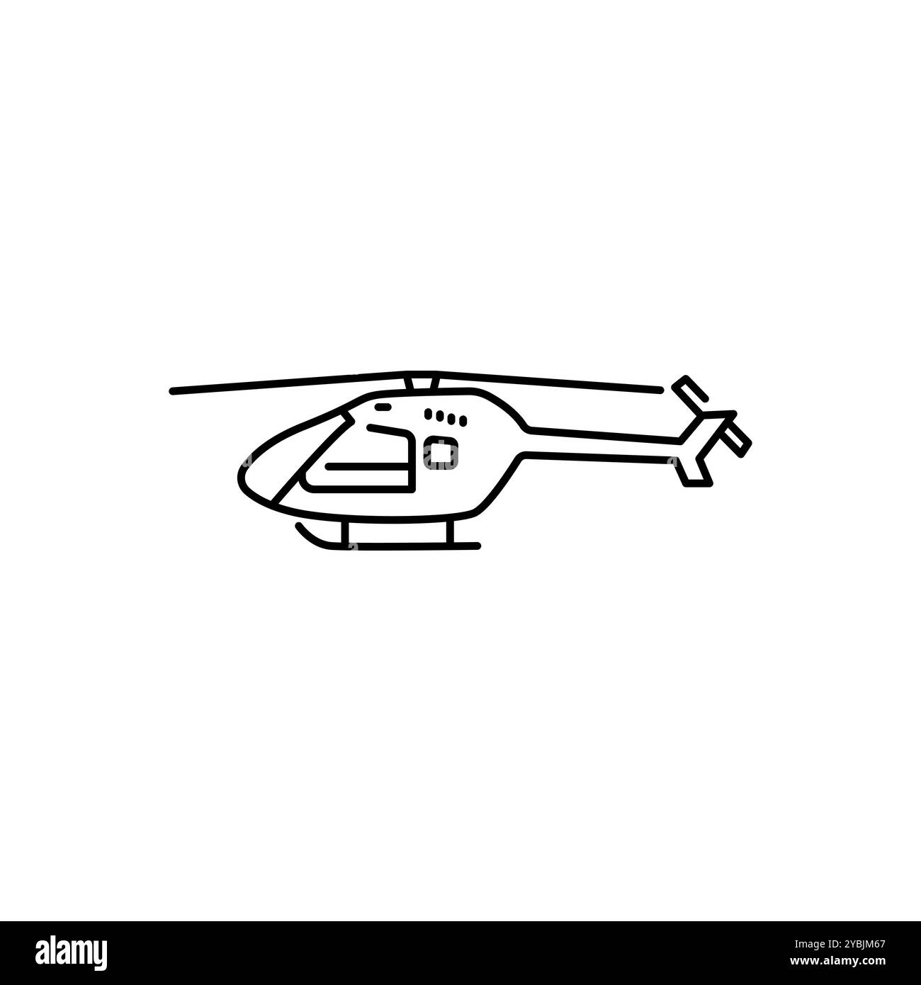 Helicopter line drawing Black and White Stock Photos & Images - Alamy