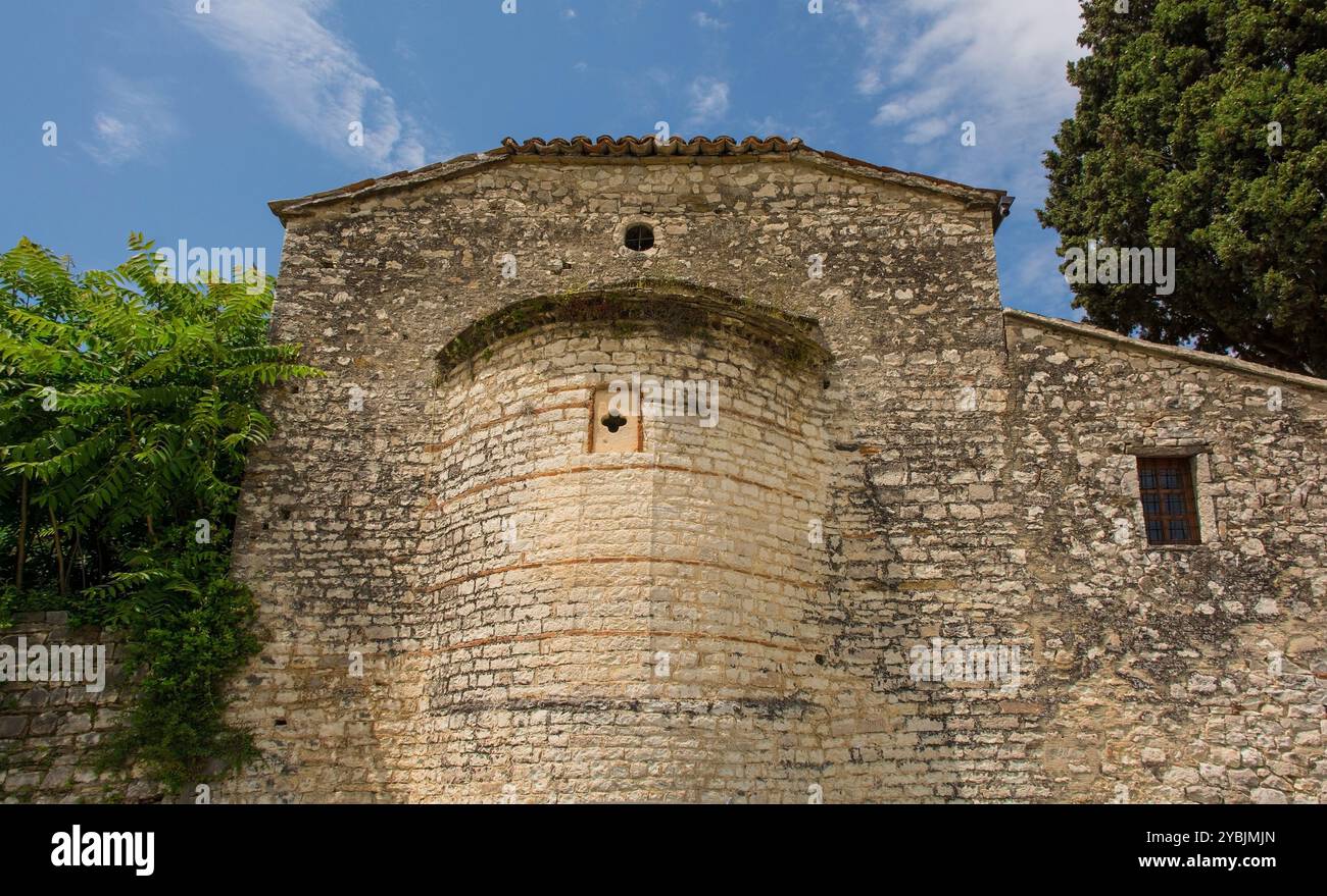 Eastern wall and apse of the Eastern Orthodox St John the Evangelist ...