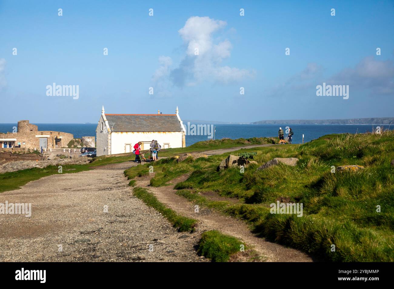 Newquay, Cornwall, 19th October 2024, People enjoying the sunny weather ...