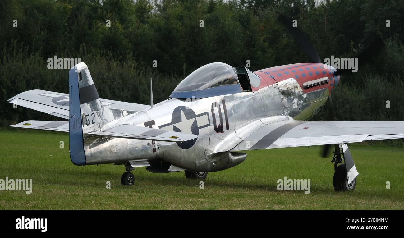 The North American Aviation P-51 Mustang is an American long-range ...