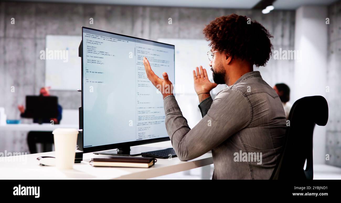 Unhappy sad developer programmer hi-res stock photography and images ...