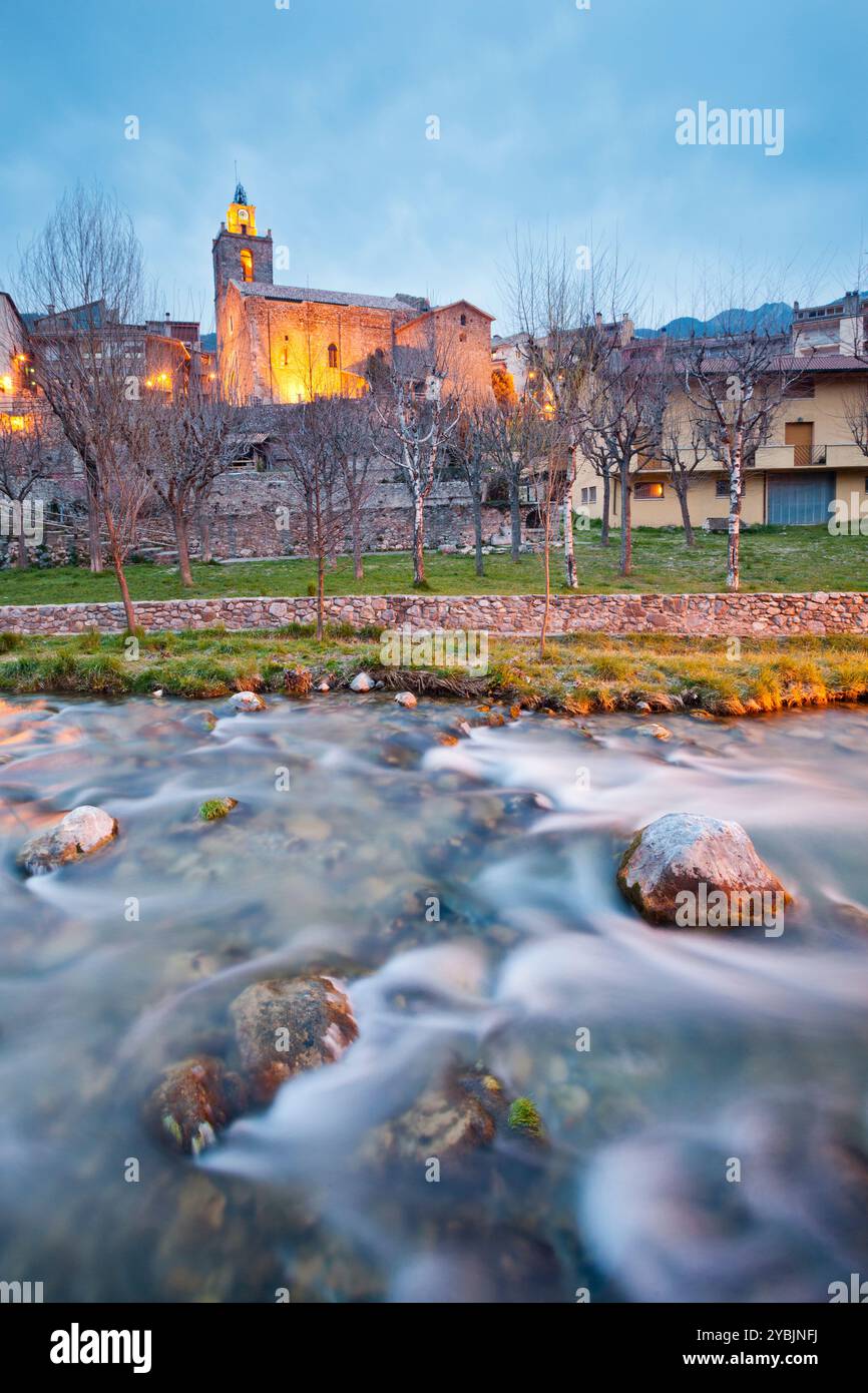 Baga village in El Bergueda, Barcelona, Spain Stock Photo - Alamy