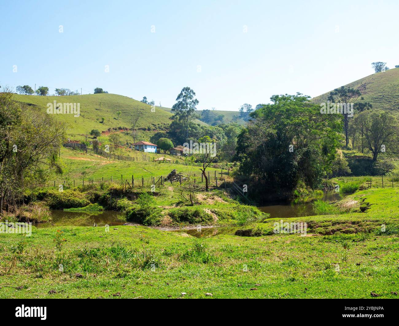 Rural life at Cunha town, a hill station on São Paulo Estate, Brazil ...