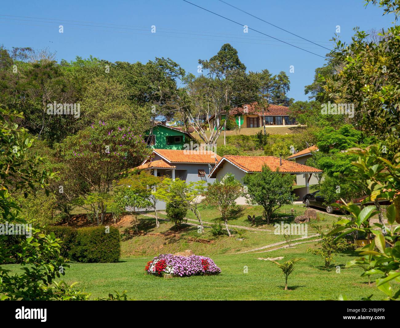 Rural life at the Hill Station of Cunha, São Paulo Estate, Brazil Stock ...