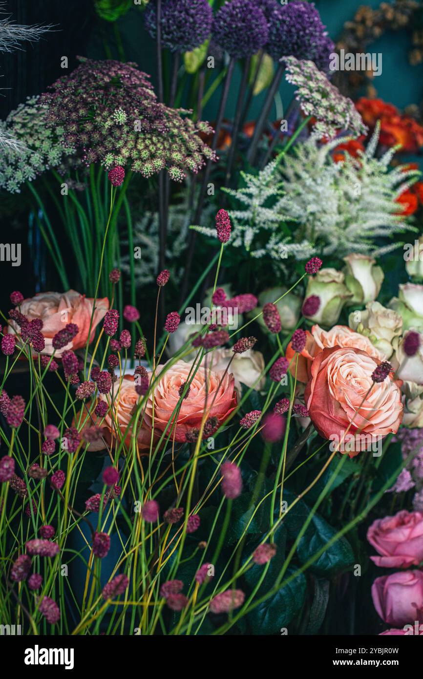 flowers in flower shop Stock Photo - Alamy