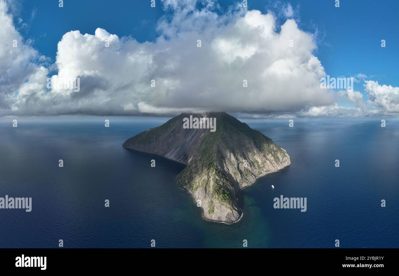 The remote, volcanically active island of Komba lies about 70 km north ...