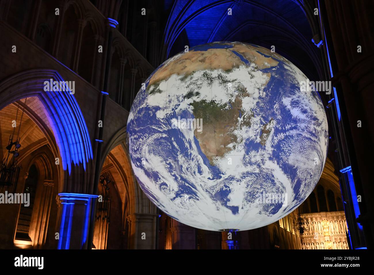 Gaia: By Night art installation by Luke Jerram on display at Southwark ...
