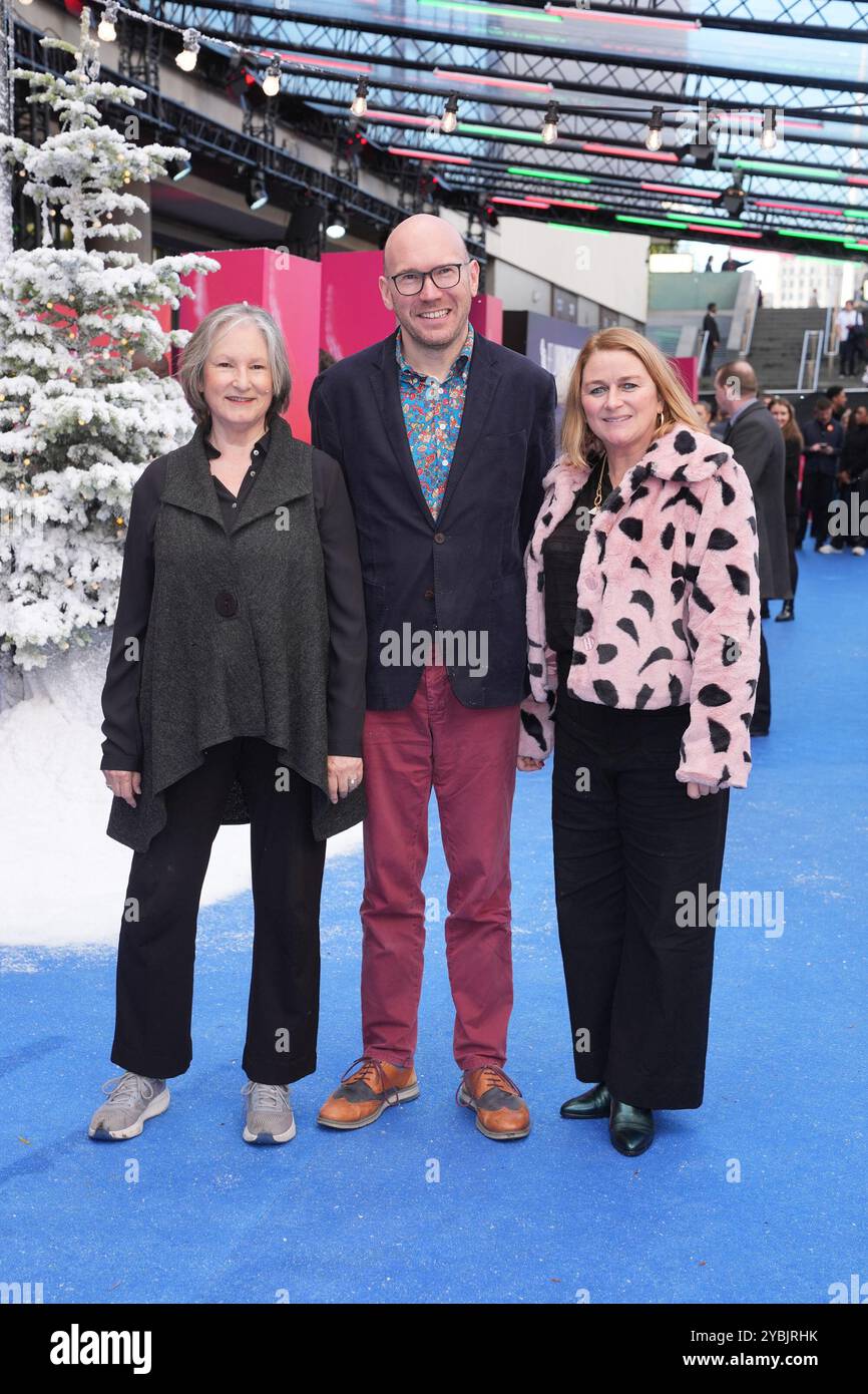 (left to right) Deborah Findlay, Alex Macqueen and Rosie Cavaliero ...