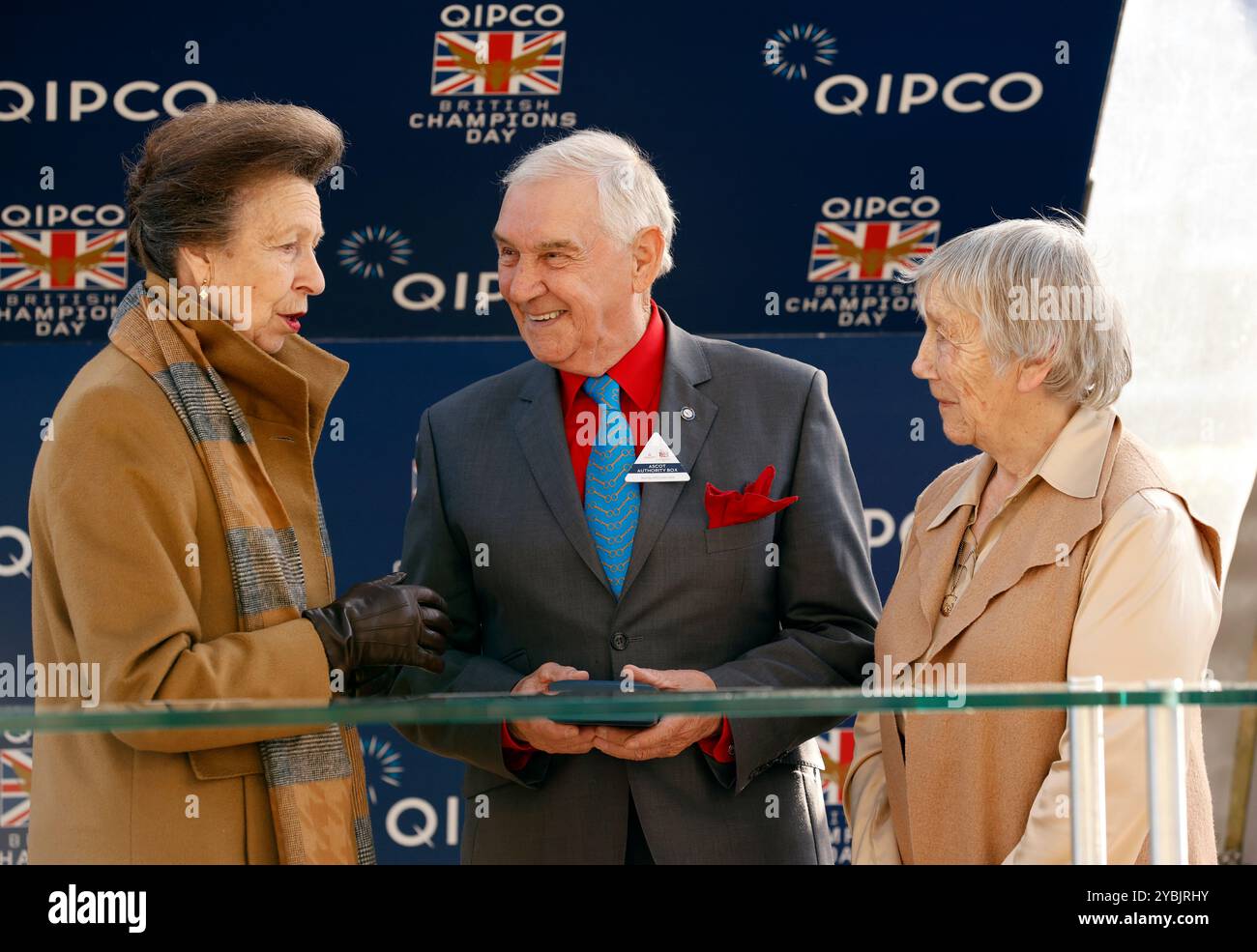 The Princess Royal presents Jack Berry his medal as he is inducted to the Hall of Fame during ...