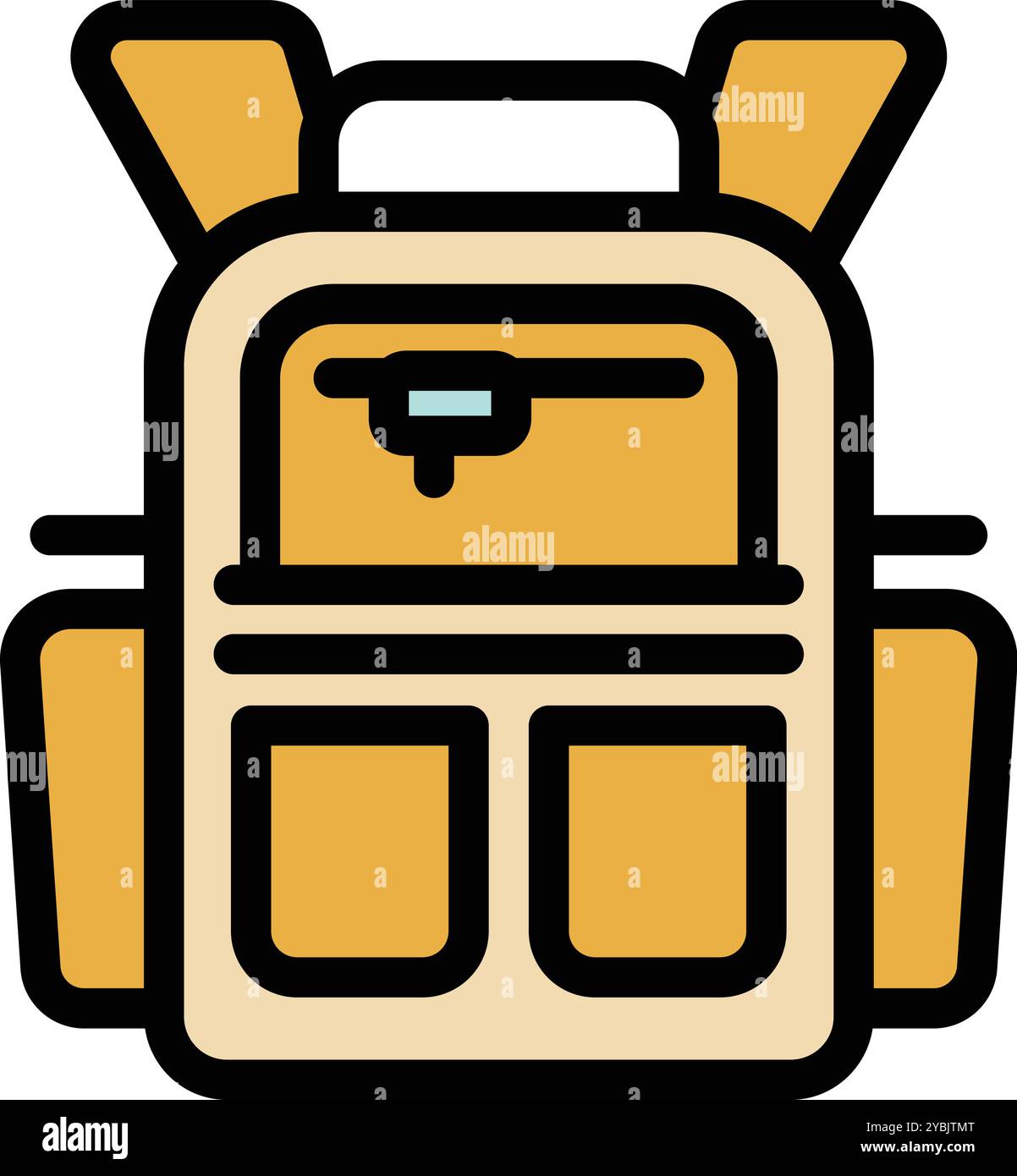 This hiking backpack is ready for adventures, featuring several ...