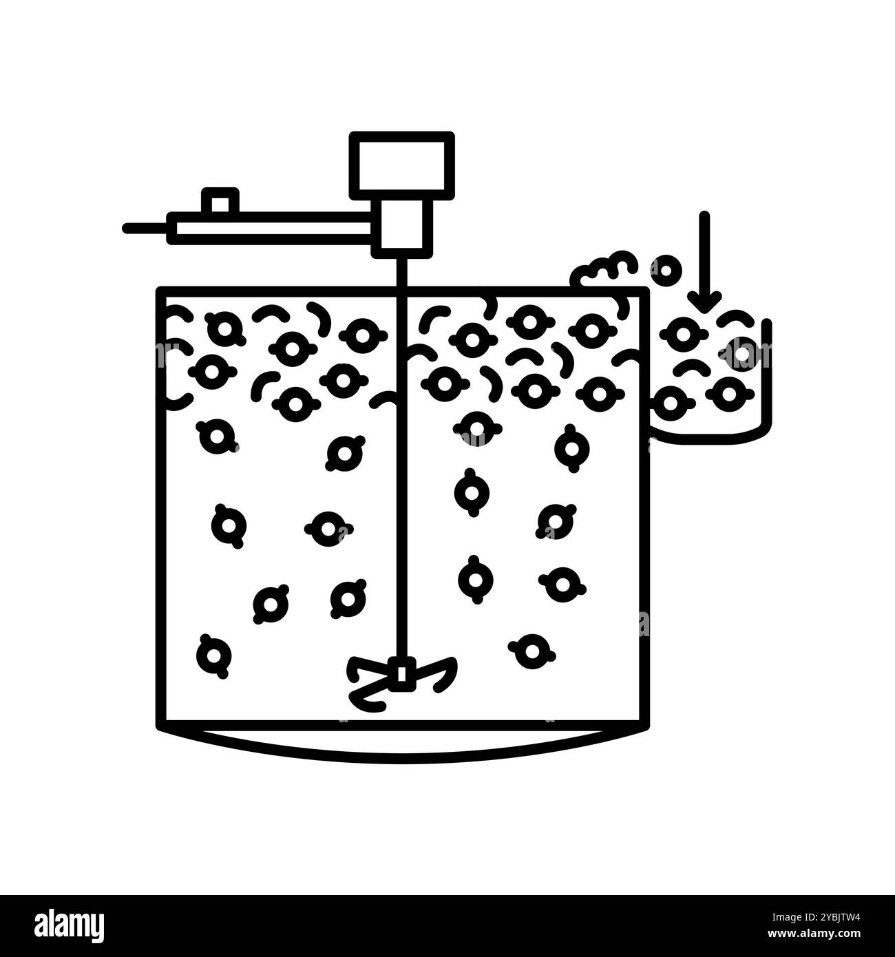 Flotation line black icon. Sign for web page, mobile app, button, logo ...