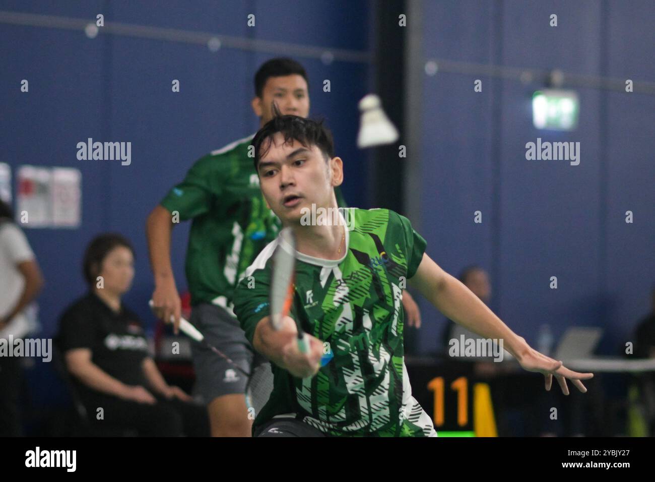 Lidcombe, Australia. 19th Oct, 2024. Alvin Morada (back) and Christian ...