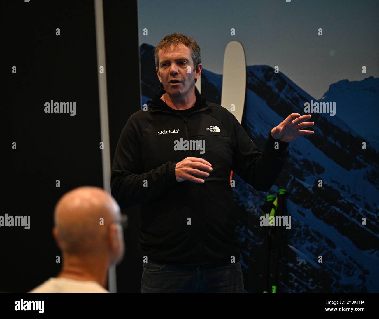 LONDON, ENGLAND: 19th October 2024: The London Snow Show 2024 will ...