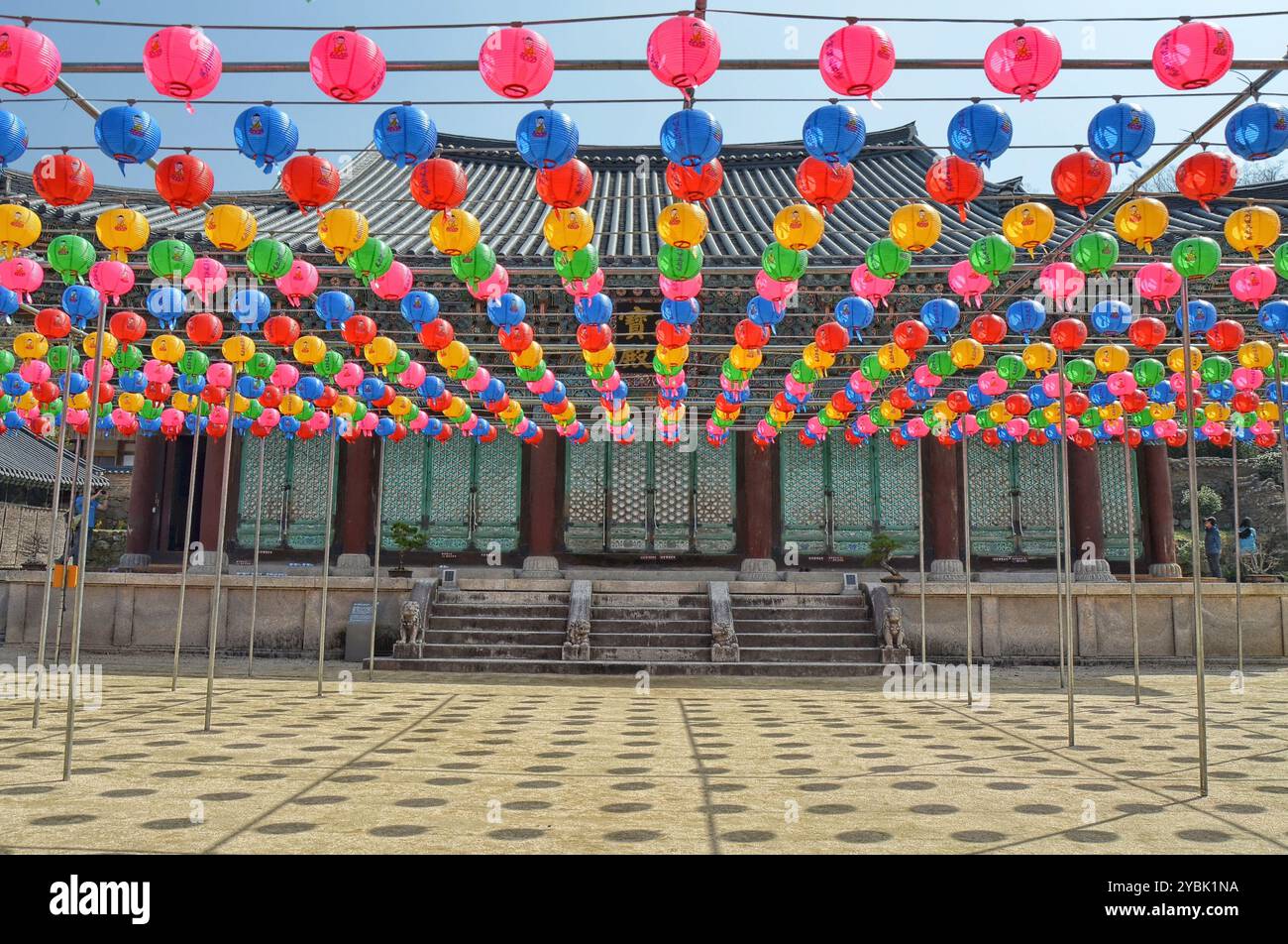 Songgwangsa zen buddhism temple located in South Jeolla Province, South ...