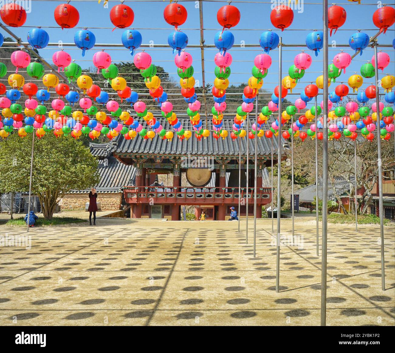 Songgwangsa zen buddhism temple located in South Jeolla Province, South ...