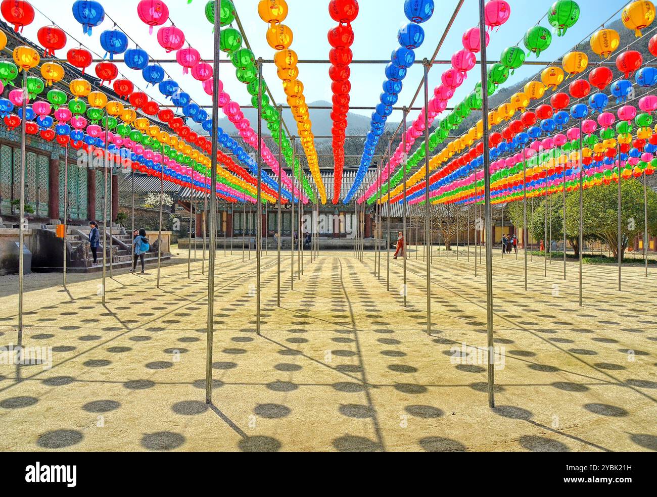 Songgwangsa zen buddhism temple located in South Jeolla Province, South ...