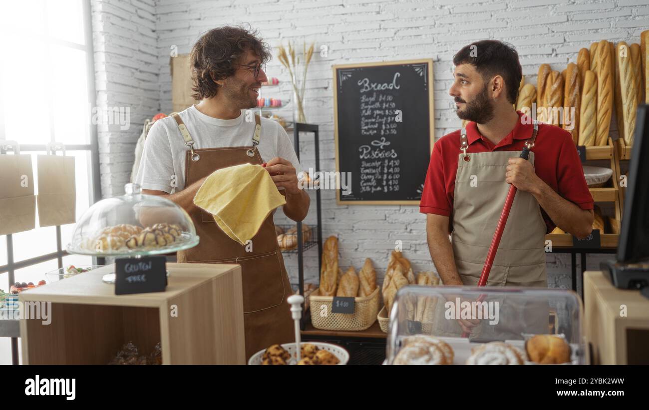 Professional cleaning team two men hi-res stock photography and images ...