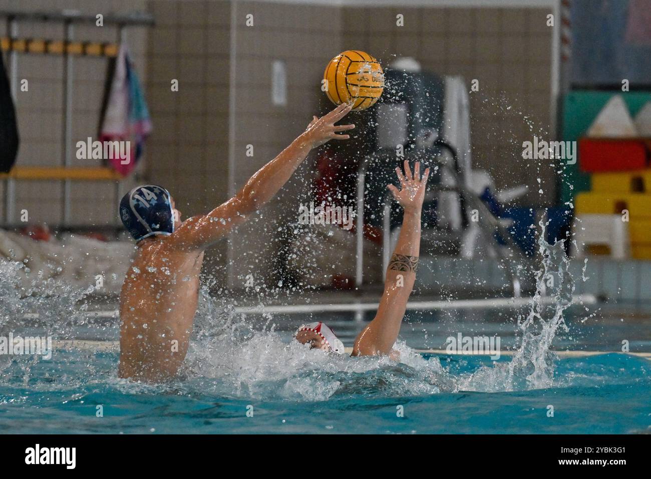Bence Haverkampf (Pro Recco) - Valerio Rizzo (Savona) during RN Savona ...