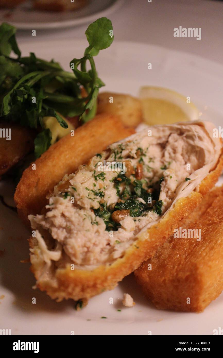 Ukrainian cuisine: chicken Kiev (fried Stock Photo - Alamy