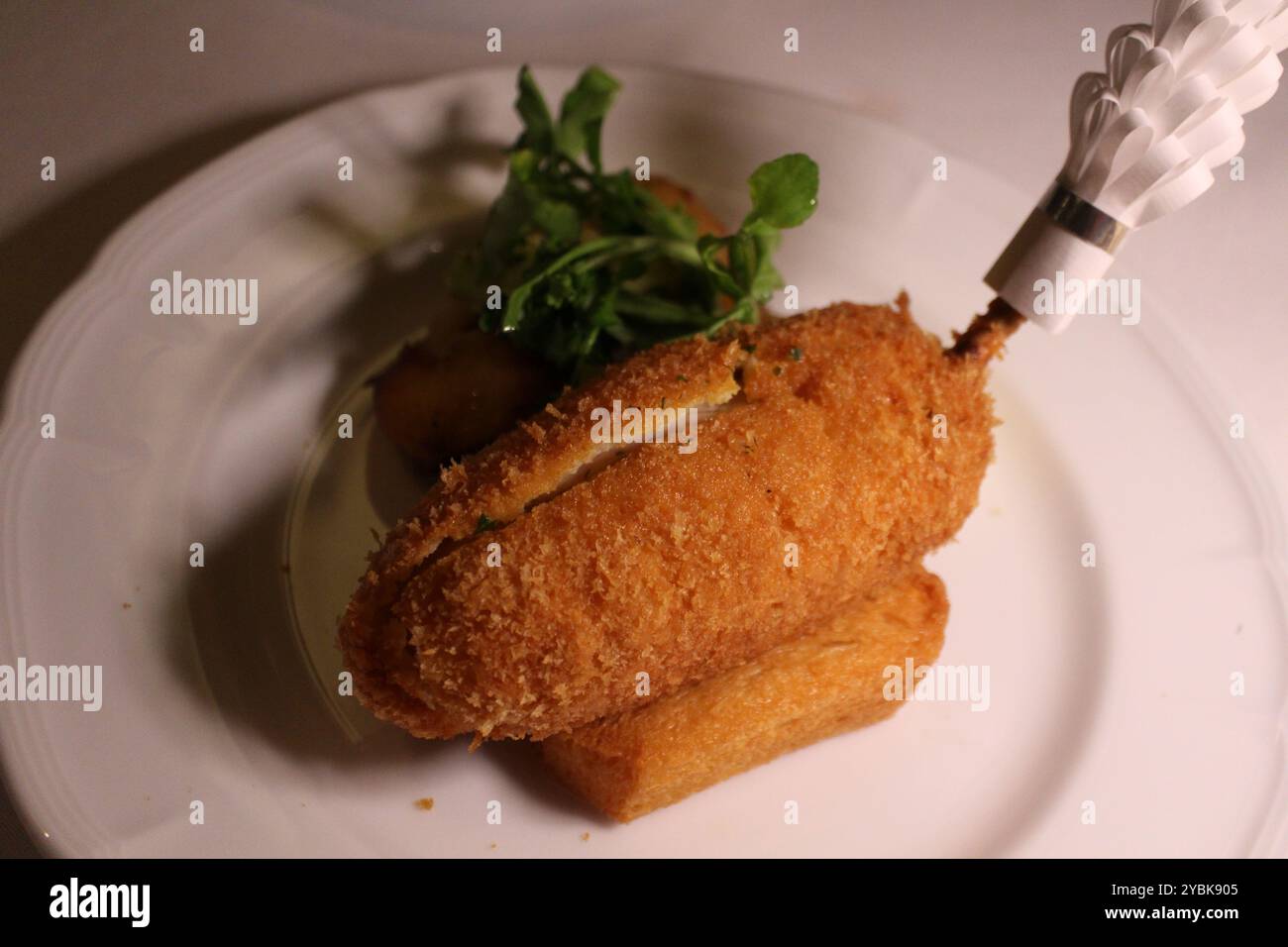 Ukrainian cuisine: chicken Kiev (fried Stock Photo - Alamy