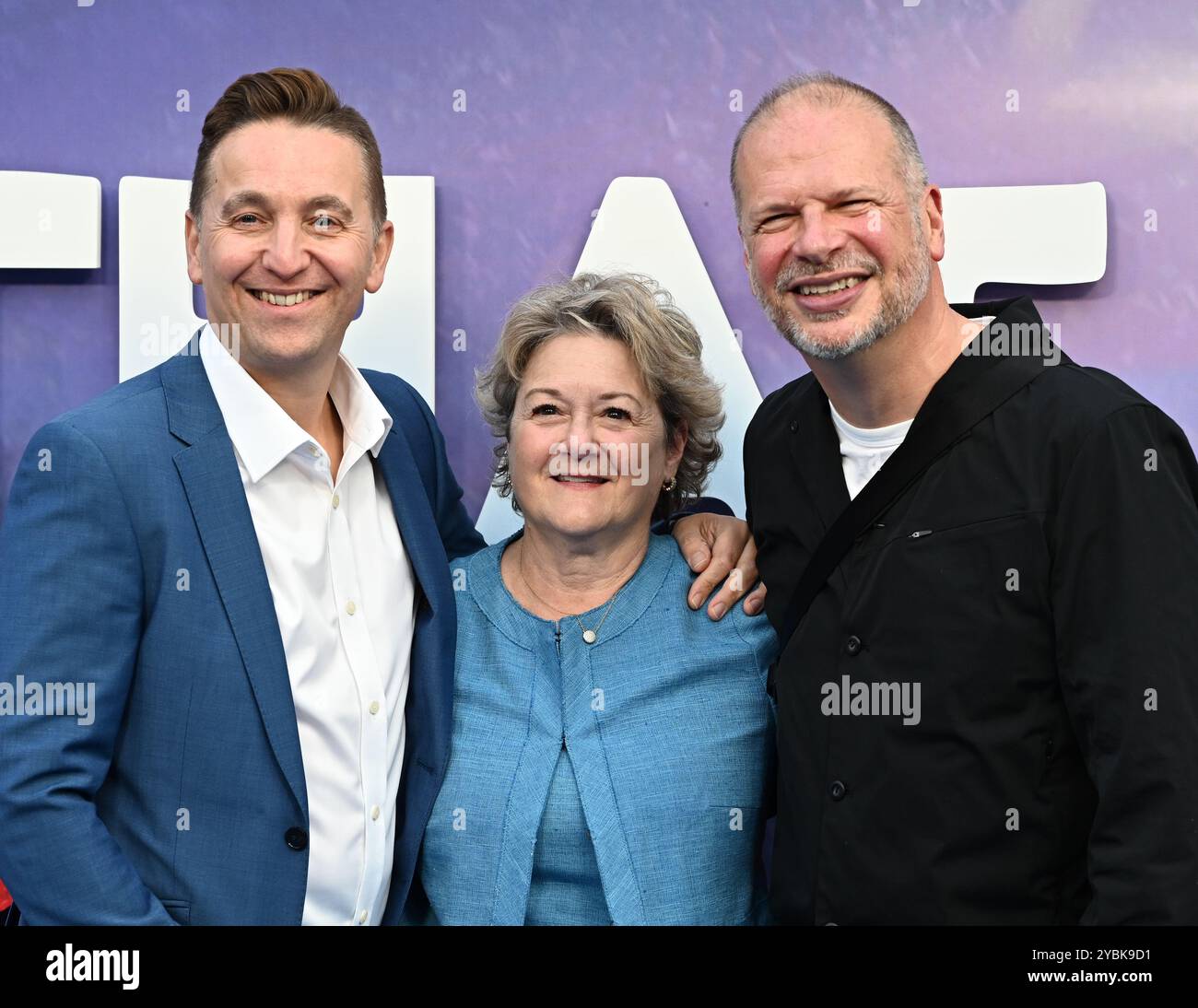 LONDON, ENGLAND: 19th October 2024: Colin Hopkins, Bonnie Arnold, Peter ...