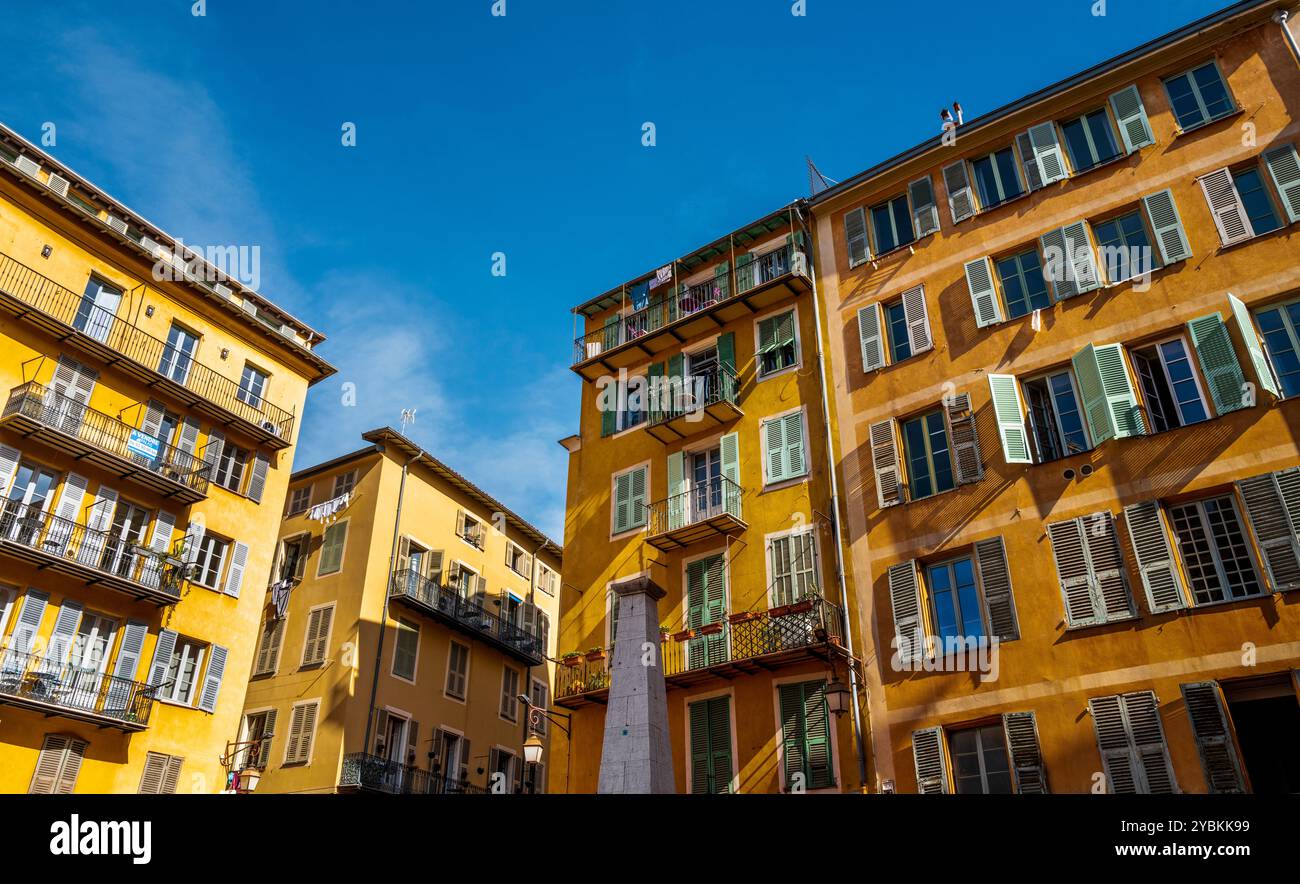 Architecture the Place Rossetti, Nice, France Stock Photo - Alamy