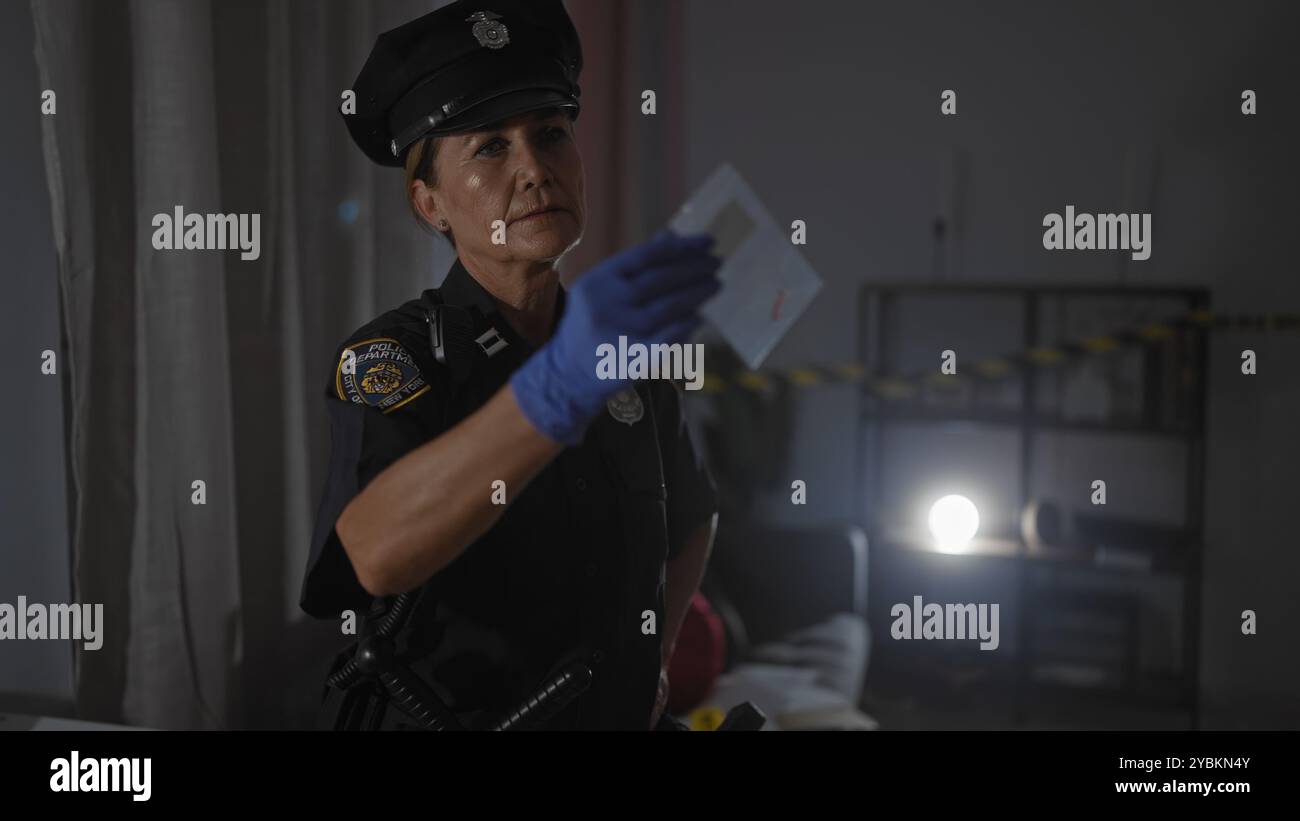 Mature woman investigates police hi-res stock photography and images ...