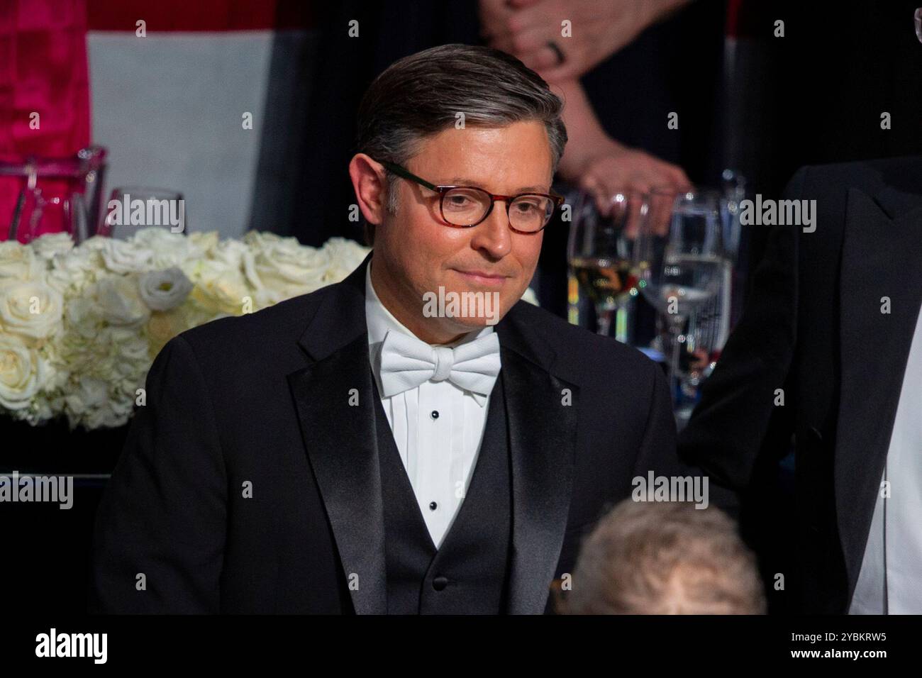 Speaker of the House Mike Johnson, R-La., attends the 79th annual ...