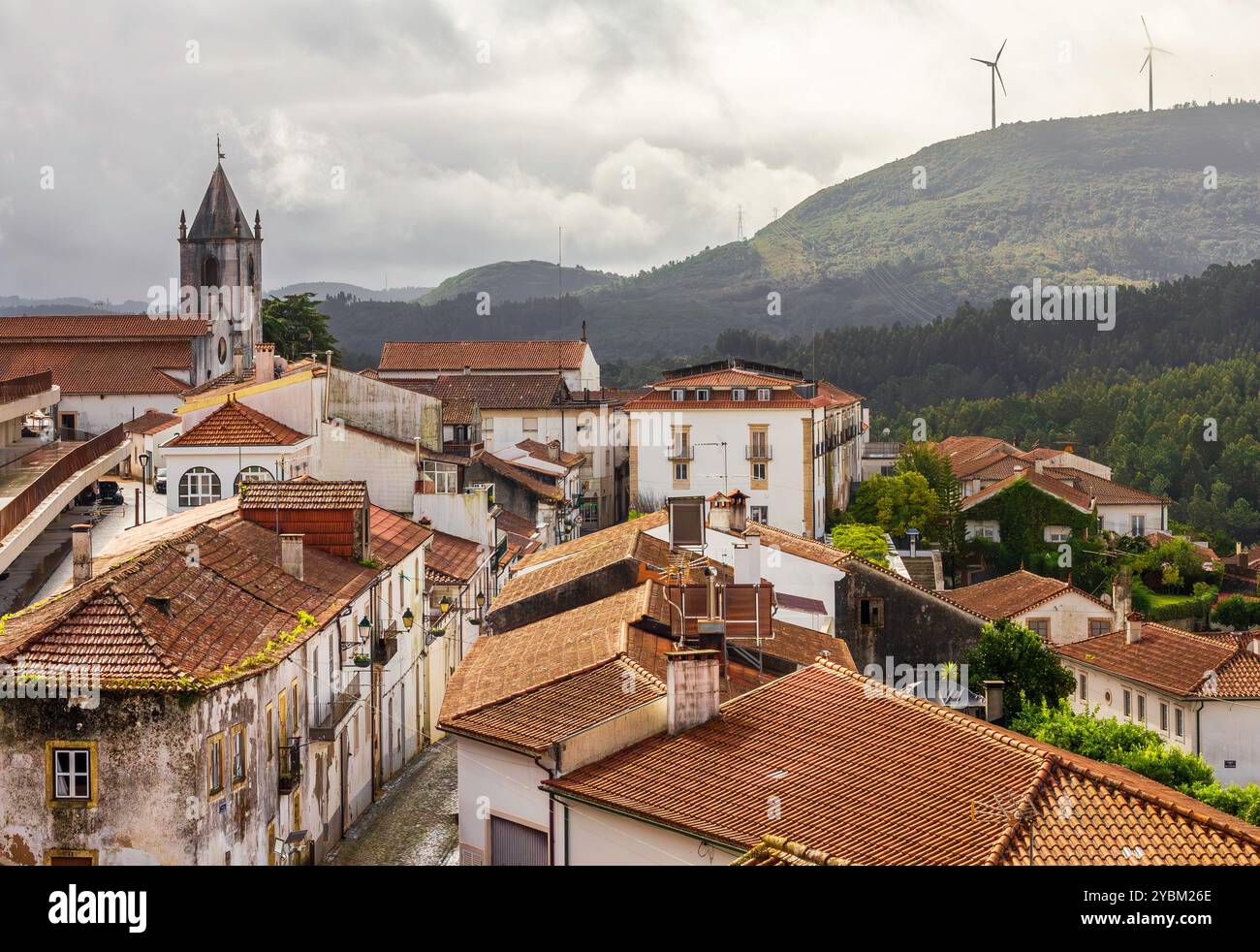 The Town of Penela, Portugal Stock Photo - Alamy