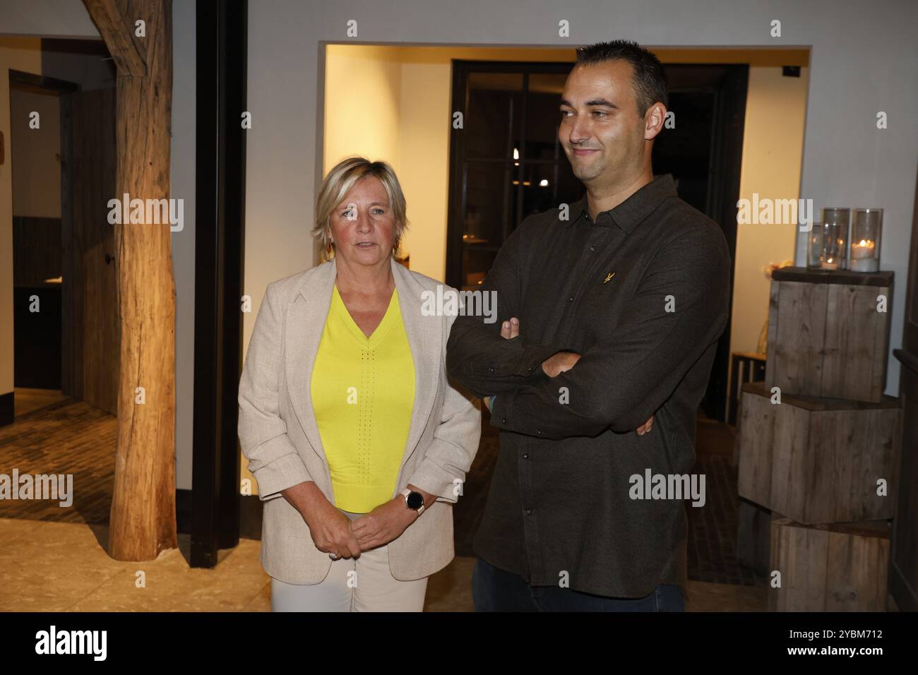 Ranst, Belgium. 19th Oct, 2024. Vlaams Belang Christel Engelen, PIT ...