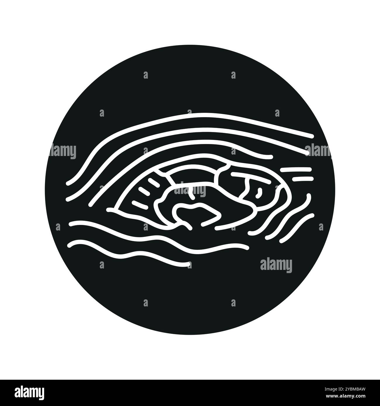 Coal strip mine Stock Vector Images - Alamy