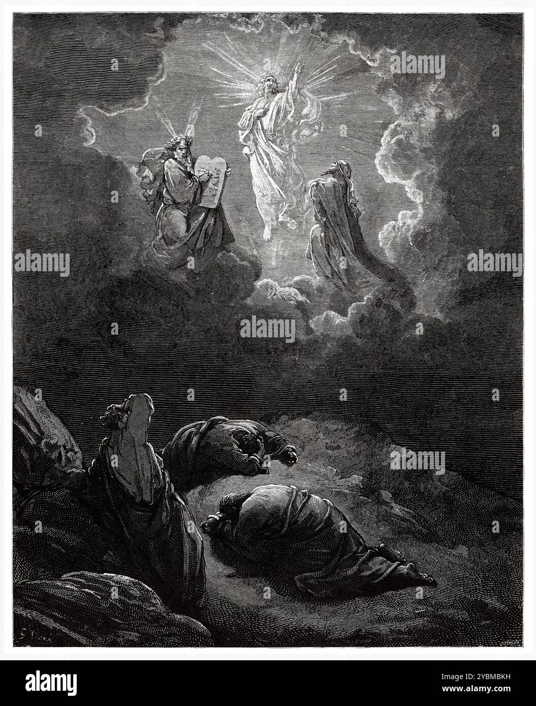 Transfiguration of Christ. Transfiguration of Jesus into a brilliant ...