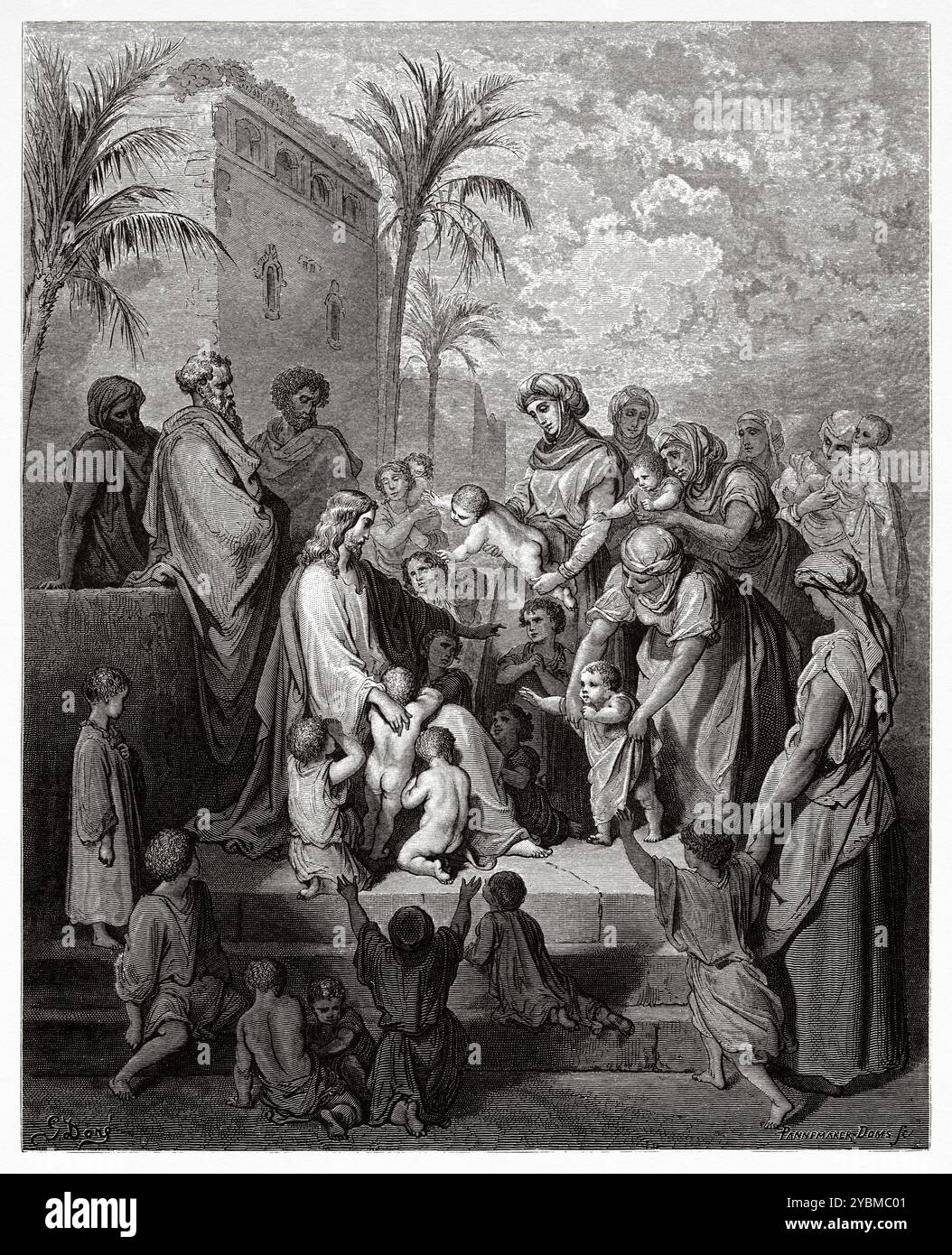 Jesus blesses the little children (Mark 10:13-16) New Testament ...