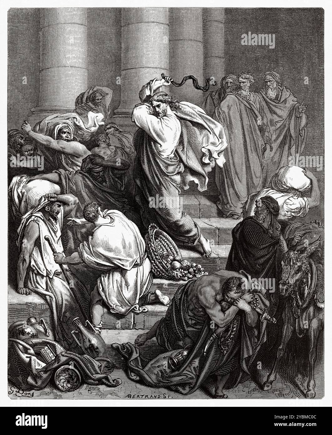 Jesus Cleansing The Temple Jesus Cleansing The Temple Hi Res Stock